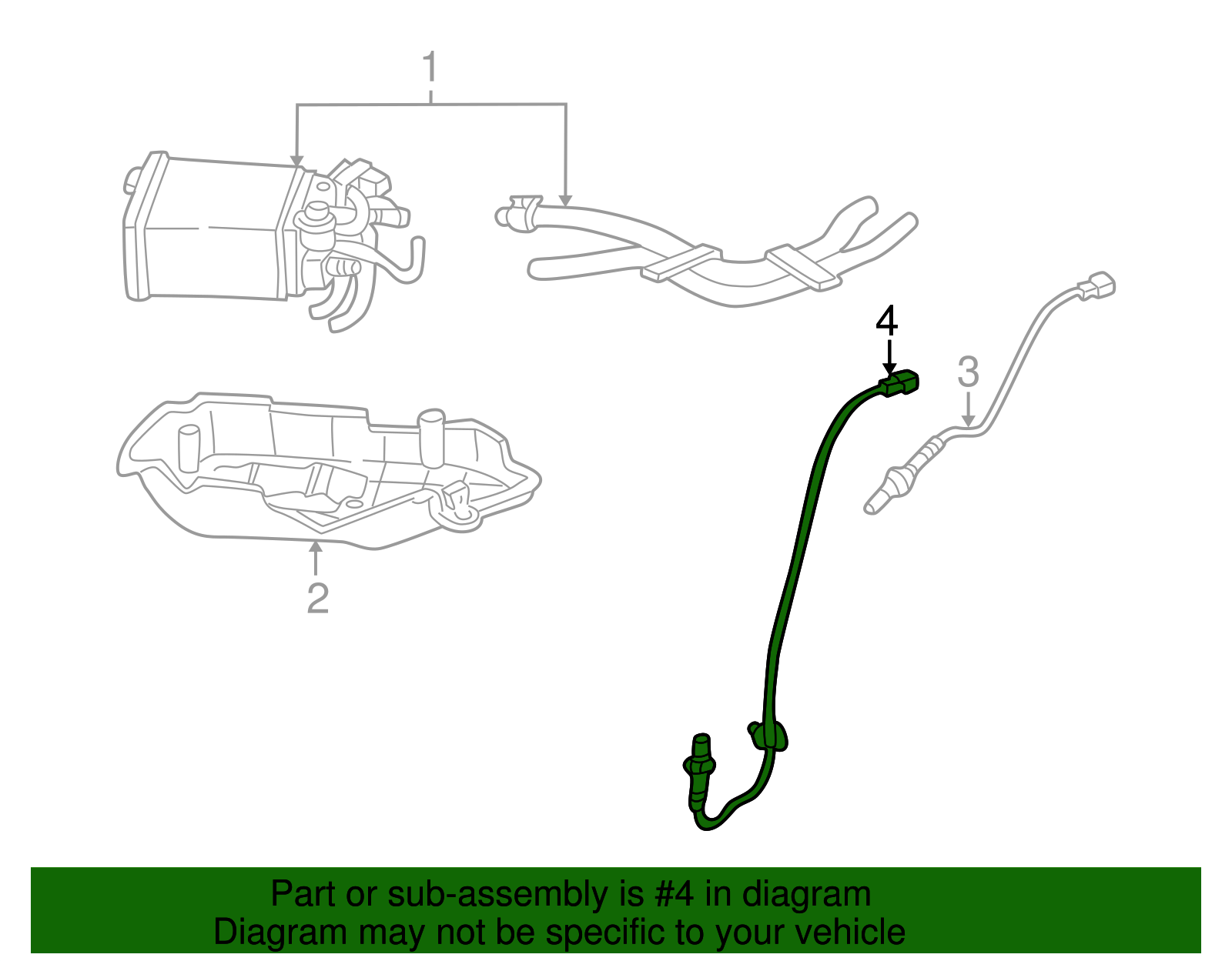 2001-2003 Toyota RAV4 2001-2003 Toyota RAV4 - Oxygen Sensor 89465-42100 ...