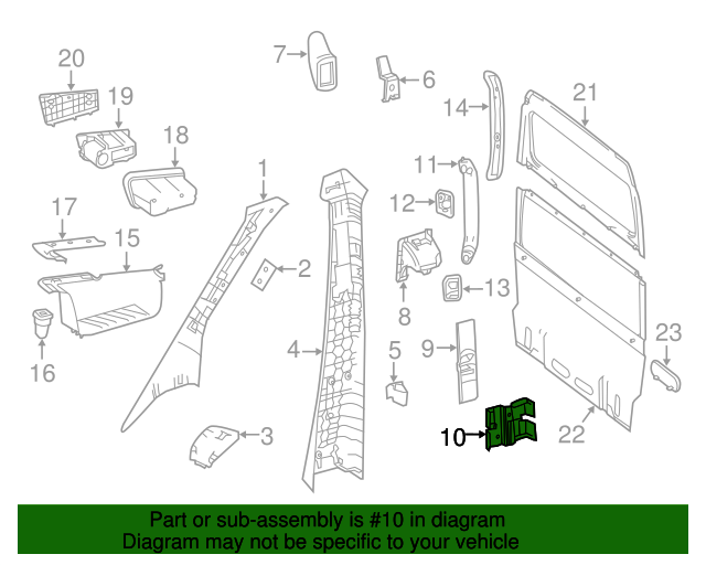 906-692-00-89 - Stiffener 2014-2018 Mercedes-Benz | Mercedes-Benz USA Parts