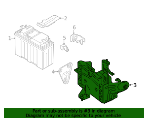 61-21-6-832-931 - Battery Tray - 2020-2022 BMW | BMW Parts Exchange