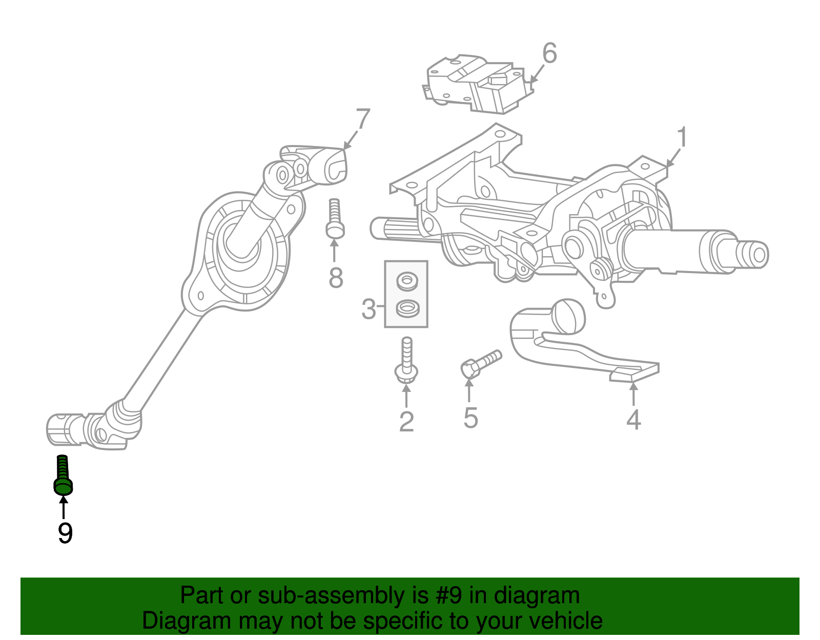 2008-2025 Audi Intermediate Shaft Upper Bolt N-105-184-05 | OEM Parts ...