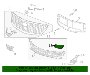 2020-2021 Cadillac CT5 Side Cover 84517558 | GMPartsDirect.com