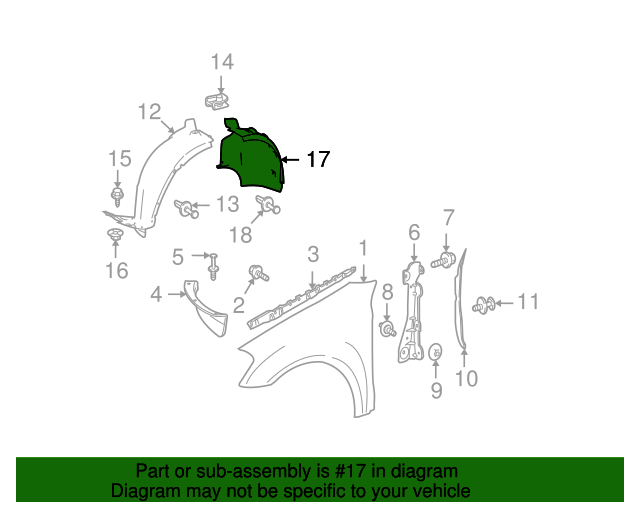 164-884-26-22 - Liner Extension 2007-2012 Mercedes-Benz | Mercedes-Benz ...