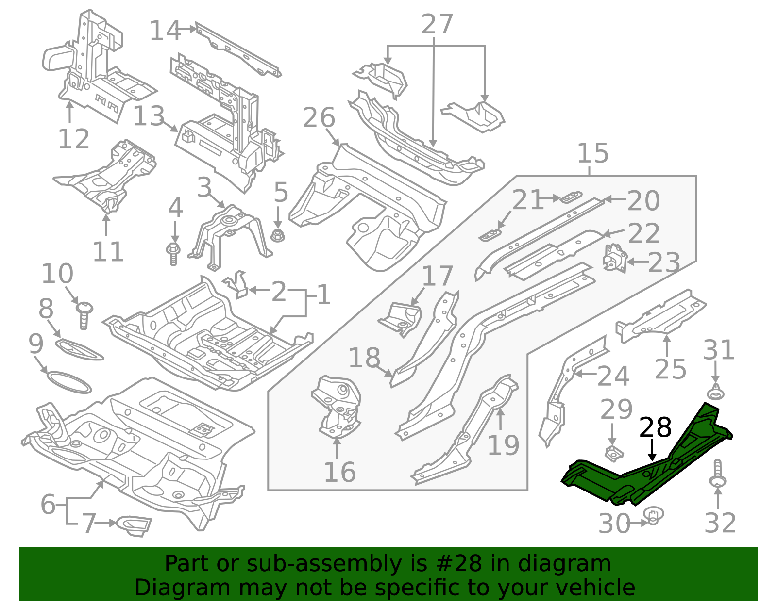 2018-2024 Audi Under-Body Shield 8W7-825-216 | Audi USA Parts
