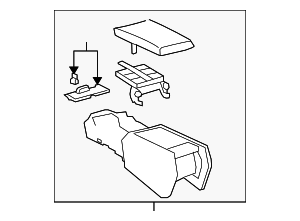 2010-2011 Lexus LS460 Center Console 58810-50060-C0 | OEM Parts Online