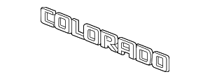 2015-2020 Chevrolet Colorado Colorado Name Plate 22900424 | OEM Parts ...