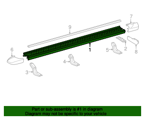 2010-2021 Toyota Land Cruiser Running Board 51782-60251 | Toyota Parts ...