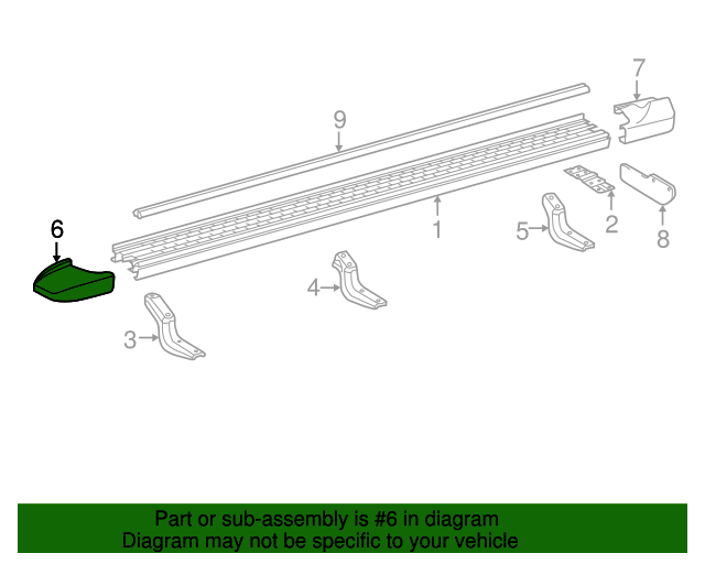 51774-60150 - Running Board End Cap 2008-2021 Toyota Land Cruiser ...