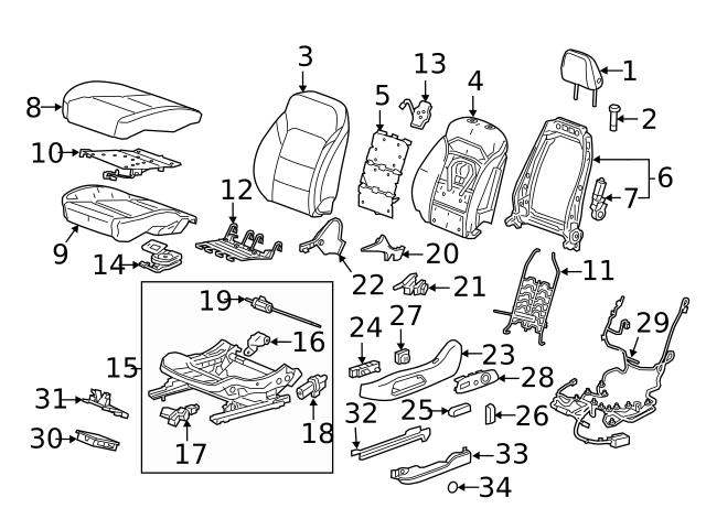 84924635 GM F Restraint | GM Parts Store