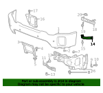2020-2023 GM Front Passenger Side Bumper Fascia Support Brace 84179373 ...