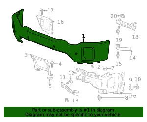 2020-2023 GMC Bar (Replaces Part Number 84683445) 84795618 GM ...
