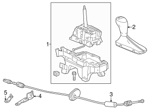 23464321 - Automatic Transmission Shift Lever Assembly 2014-2016 ...