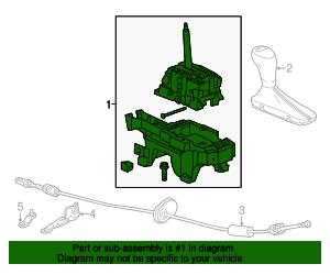 2014-2016 Chevrolet Automatic Transmission Shift Lever Assembly ...