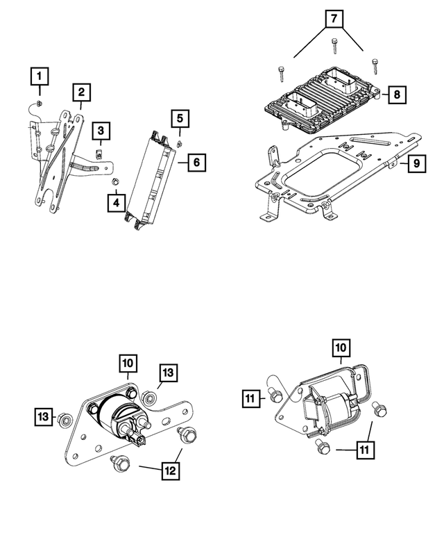 2013 Ram 1500 Body Controller Module 4692251AH | My Mopar Parts