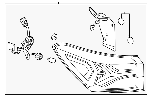 2021-2023 Chevrolet Trailblazer Lamp 42825749 GM | GMPartsDirect.com