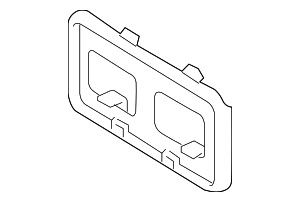 2011-2016 Ford License Bracket BC3Z-17A385-AA | Village Ford