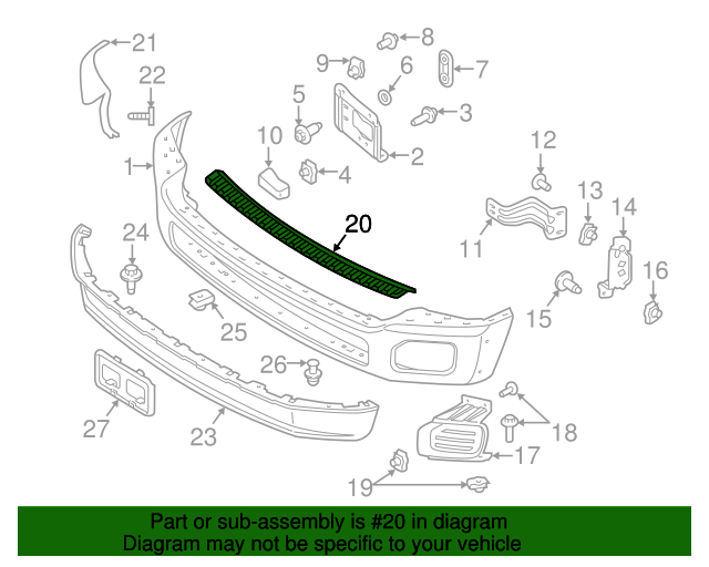 2011-2016 Ford Top Pad BC3Z-17C829-AA | TascaParts.com