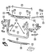 Front Bumper and Fascia for 2014 Jeep Grand Cherokee | Mopar eStore