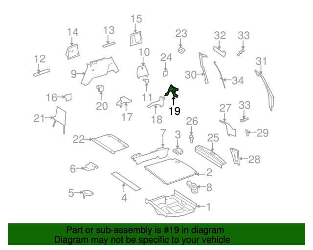 164-860-07-14 - Rear Bracket 2007-2012 Mercedes-Benz | Mercedes-Benz ...