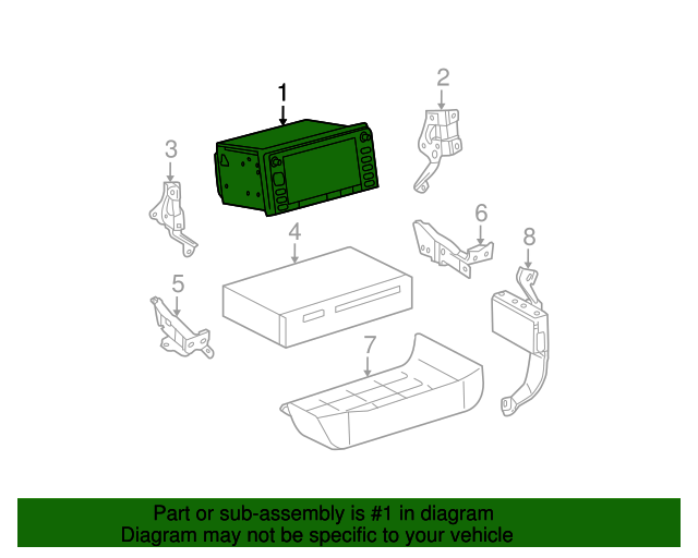 2004-2006 Lexus ES330 Display System 86120-33620 | Longo Lexus
