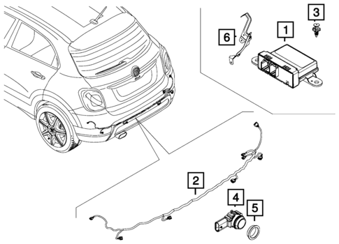Sensors for 2016 Fiat 500X | Mopar Parts