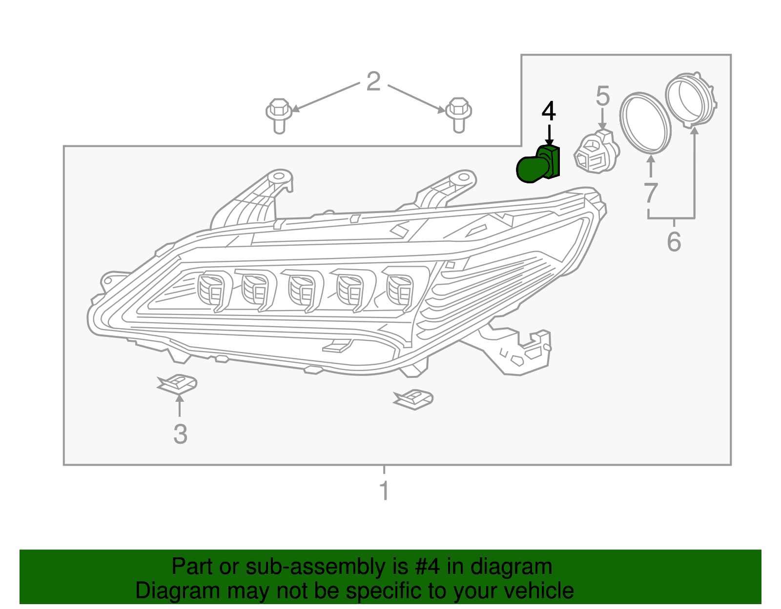 34906-TZ3-A01 - 2015-2017 Acura TLX - Bulb (12V 24W) (Silver Amber ...