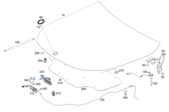 247-880-00-57 - Hood 2020-2025 Mercedes-Benz | Mercedes-Benz USA Parts