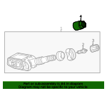 2014-2025 GM Tire Pressure Monitor Valve Stem Nut 13581557 GM ...