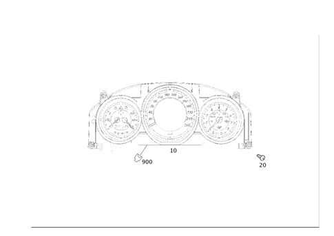 Instrument Cluster for 2018 Mercedes-Benz CLS 550 | Mercedes-Benz USA Parts