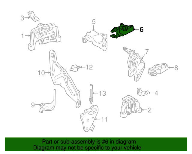 246-240-08-09 - Upper Mount Support 2014-2020 Mercedes-Benz | Mercedes ...
