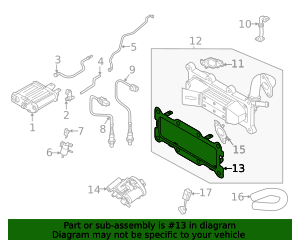 28493-2S050 - Exhaust Gas Re-Circulation (Egr) Cooler Gasket 2021-2024 ...