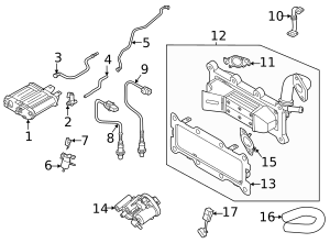 28493-2S020 - Exhaust Gas Re-Circulation (Egr) Tube Gasket 2021-2023 ...