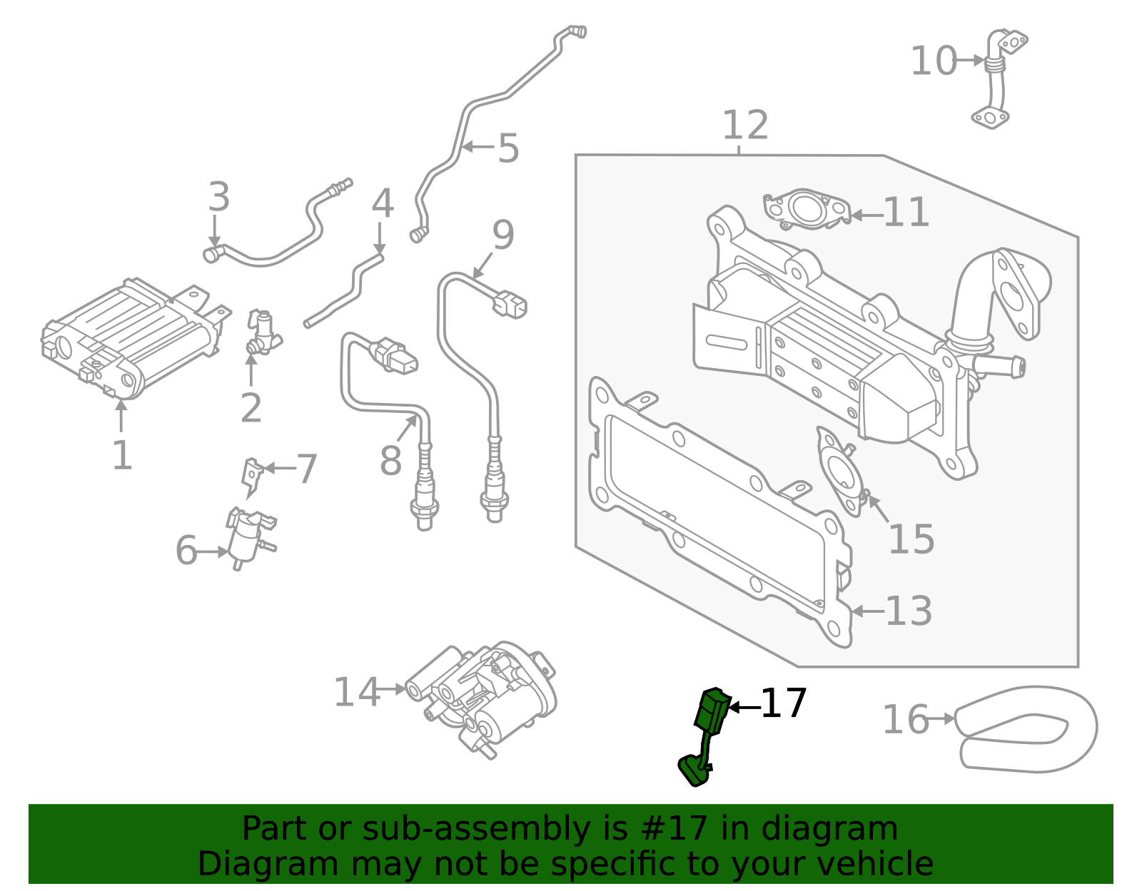 28402-2S000 - Exhaust Gas Re-Circulation (Egr) Valve Connector 2021 ...
