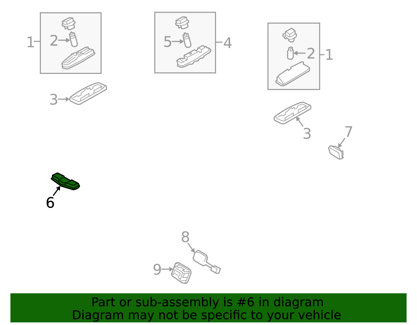 2014-2023 Ford Transit Connect | Reading Lmp Assembly | AM5Z-13776-HK ...