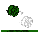 2014-2020 Chevrolet 18x8.5-Inch-Inch Aluminum Wheel 20937769 GM ...