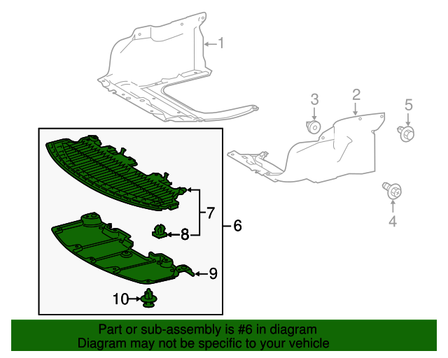 52601-02120 - Cover Assembly - 2017-2019 Toyota Corolla | OEM Genuine ...