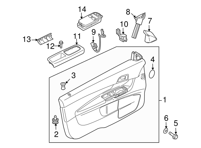 31343552 - Door Window Switch 2010-2013 Volvo C30 | AutoNationParts.com