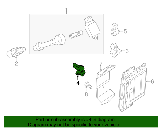2002-2019 Nissan Sensor 237316N21A | TascaParts.com