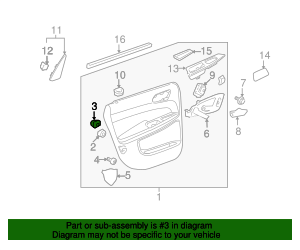 2006-2024 GM Multi-Purpose Clip 11610205 GM | GMPartsDirect.com