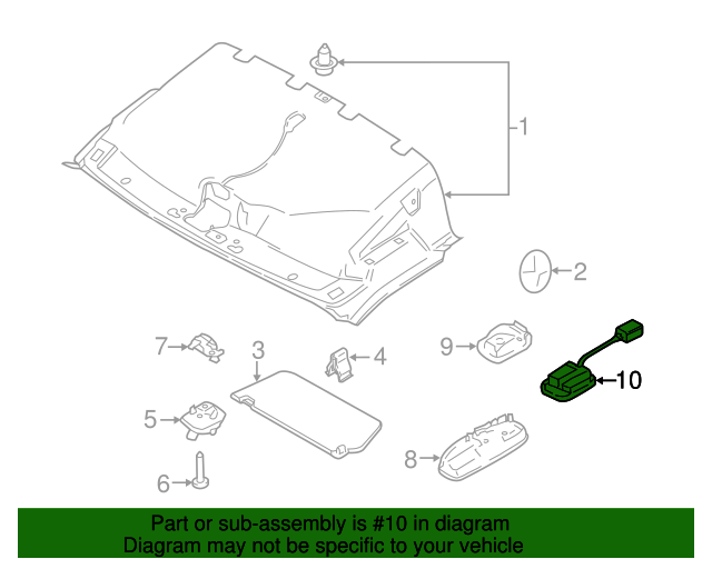BK2Z-13776-L 2014-2023 Ford Cargo Lamp | Fairway Ford Parts