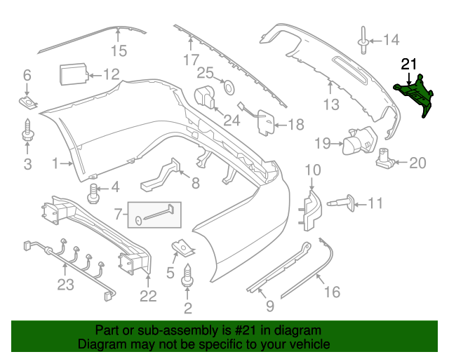 218-885-10-65 - Tailpipe Support Bracket 2012-2018 Mercedes-Benz ...