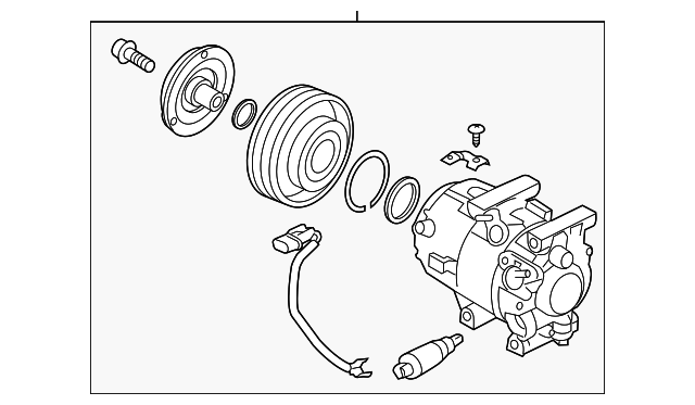 97701-3V410 - Compressor Assembly - 2012-2017 Hyundai Azera | World OEM ...