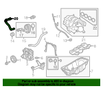 2016-2019 Ford Fiesta Engine Coolant Overflow Hose D2BZ-8B081-A ...