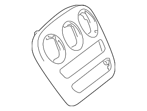 Center Bezel - Part #253-680-25-03 | Mercedes Parts Center