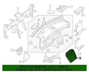 253-680-26-03 - Instrument Panel Trim Panel 2020-2023 Mercedes-Benz ...