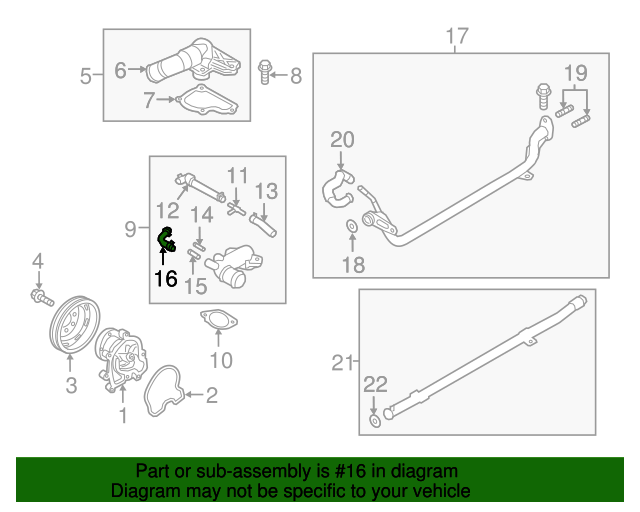 25465-3F300 - Engine Coolant Hose 2009-2022 Hyundai | AutoNation Parts