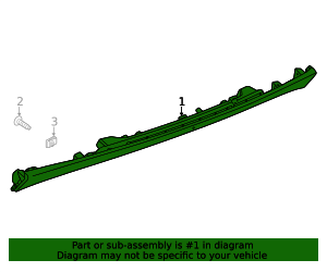 2021-2023 Buick Envision High Mount Lamp 84899153 GM | GMPartsDirect.com