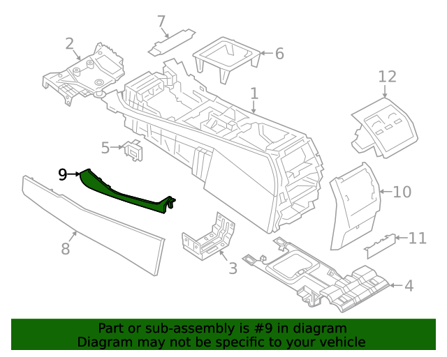 Genuine BMW 51-16-6-996-491 | Side Trim | FREE Shipping on Most Orders ...