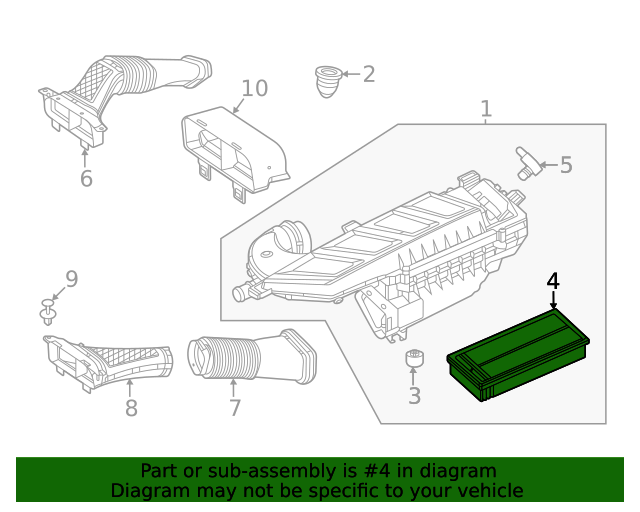 2018-2024 Mercedes-Benz Air Filter 1770940104 | AutoNationParts.com