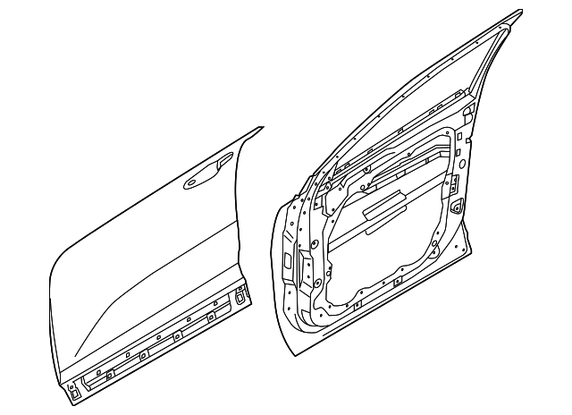 76003-C6000 - Door Shell 2016-2020 Kia Sorento | Kia.Parts Store