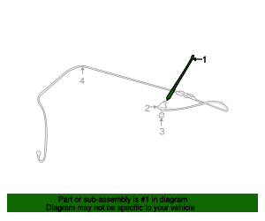 8630902050 - Radio Antenna Mast 2003-2008 Toyota | AutoNationParts.com